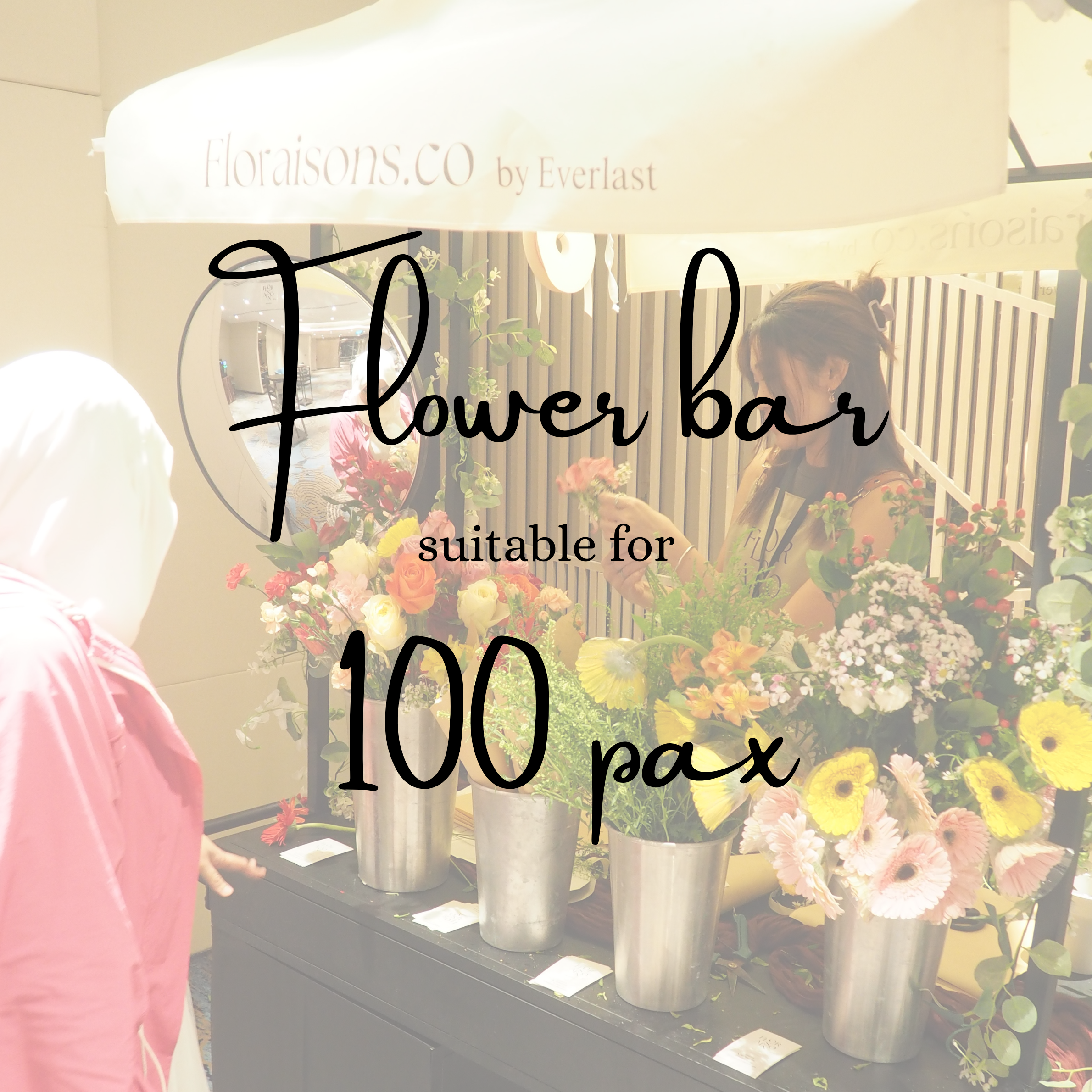 100 Pax Flower Bar – Floraisons.co
